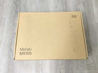 Cisco Meraki MX105-HW Cloud Managed Networking Security Firewall Unclaimed New | eBay