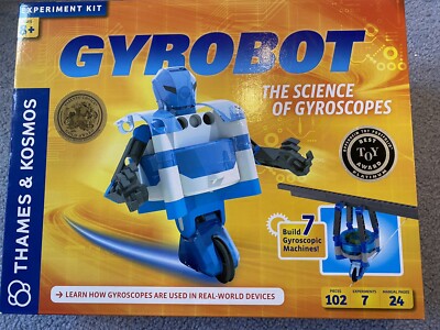 NEW Thames & Kosmos Gyrobot Robot Science Kit 7 Gyroscopic Machines ...