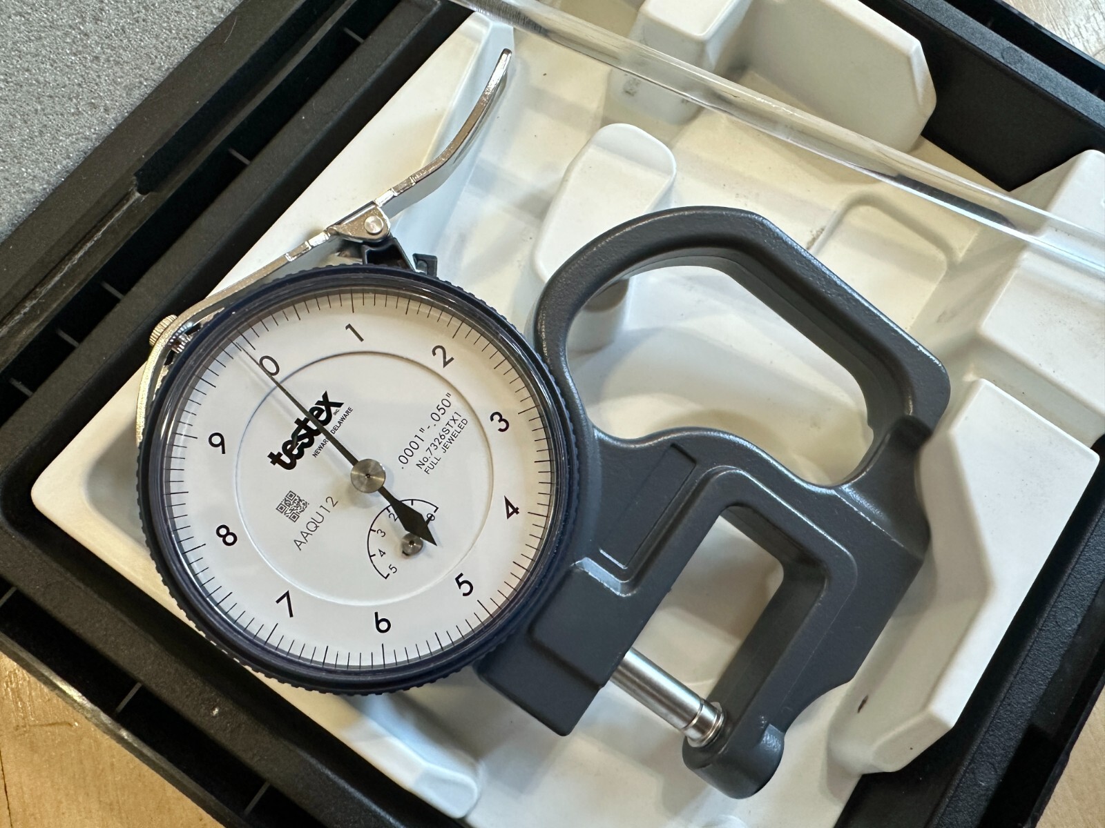 Mitutoyo Testex 7326STX1 Dial Thickness Gage 0-0.050 in for sale online ...