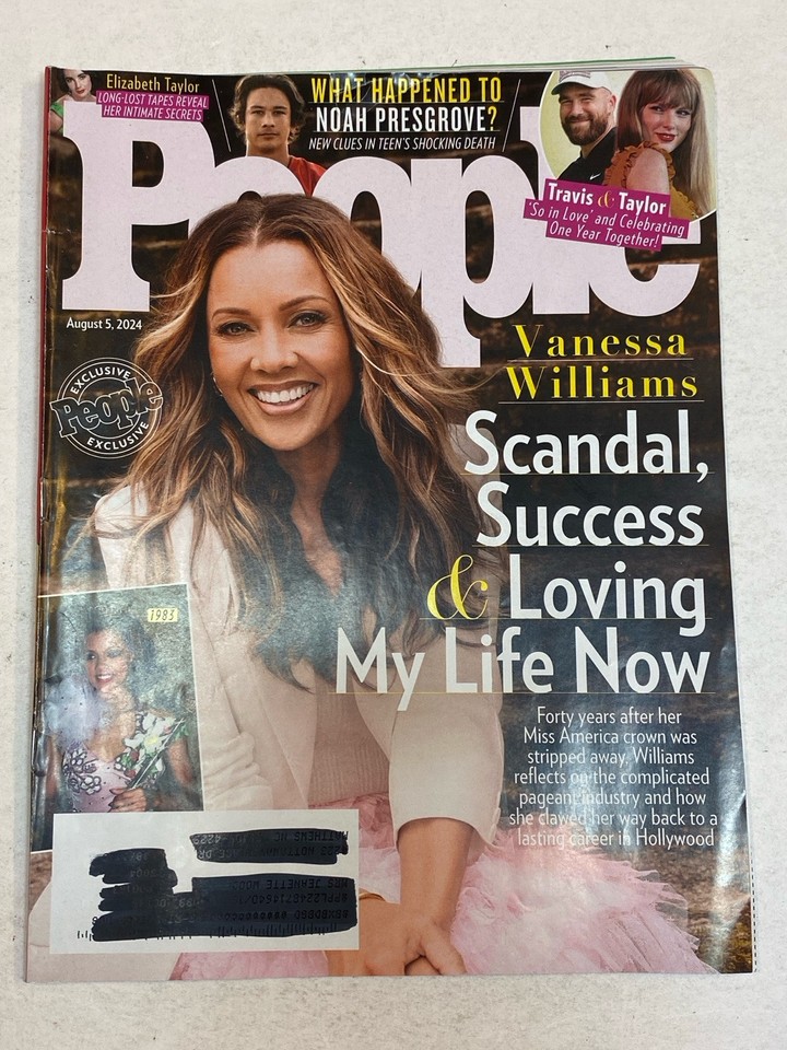 People Magazine Aug 5 2024 Vanessa Williams Elizabeth Taylor Swift ...