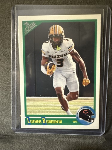 2025 Panini Score Luther Burden III Anniversary Rookies (RC) Chicago ...