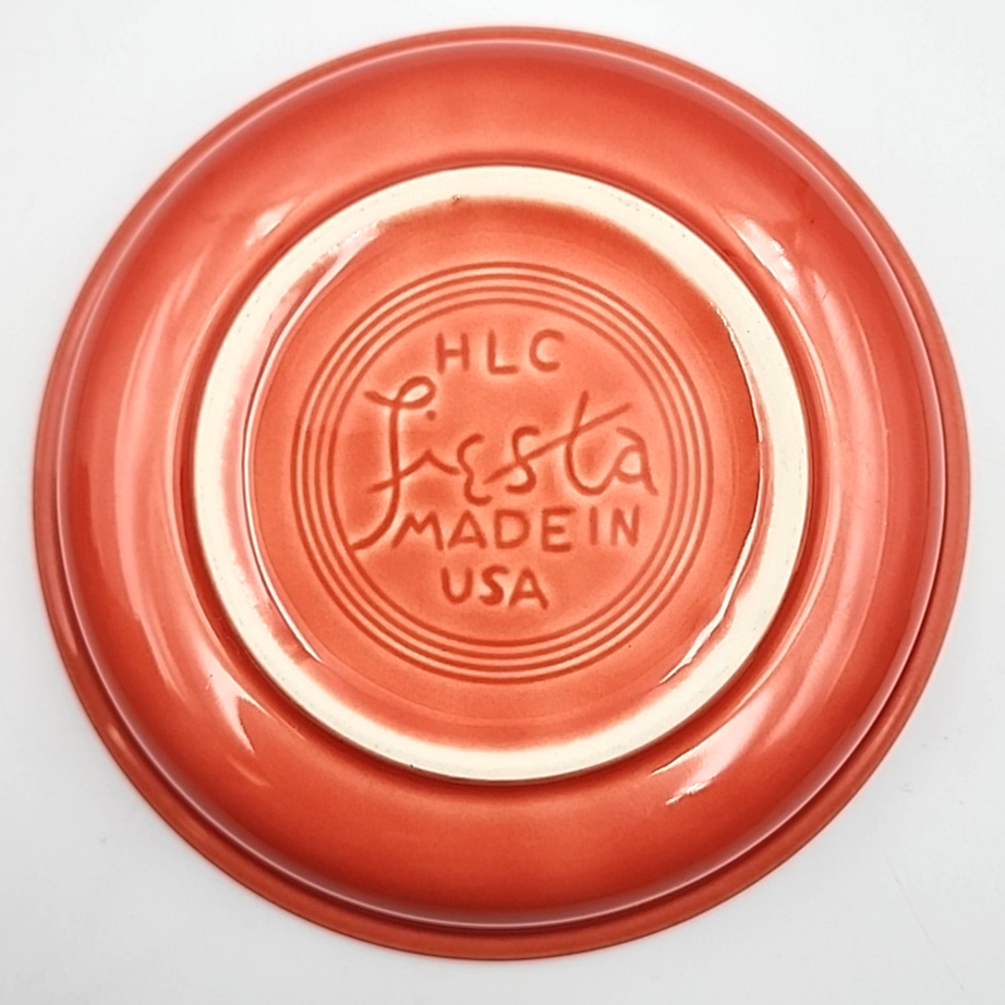 Fiesta Fiestaware Persimmon Coupe Soup Cereal Bowl 7in Homer Laughlin ...