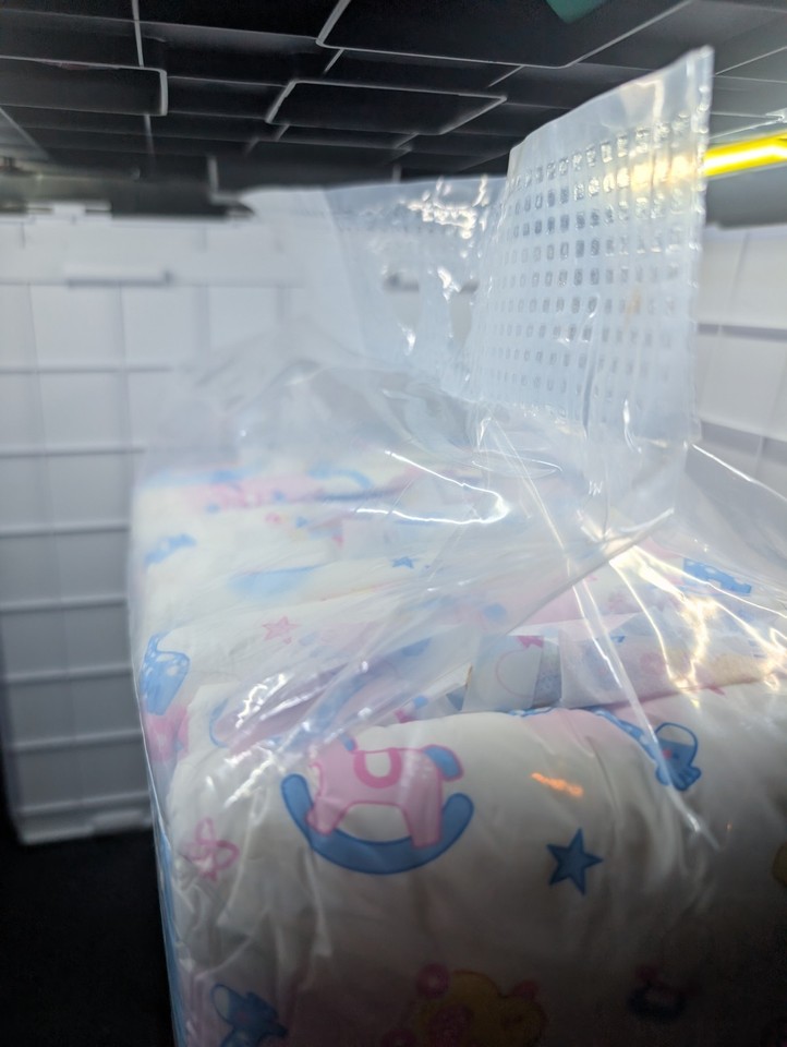Cutie PlusU Rocking Fun Adult Diapers Abdl Fetish Incontinence SZ M 10 ...