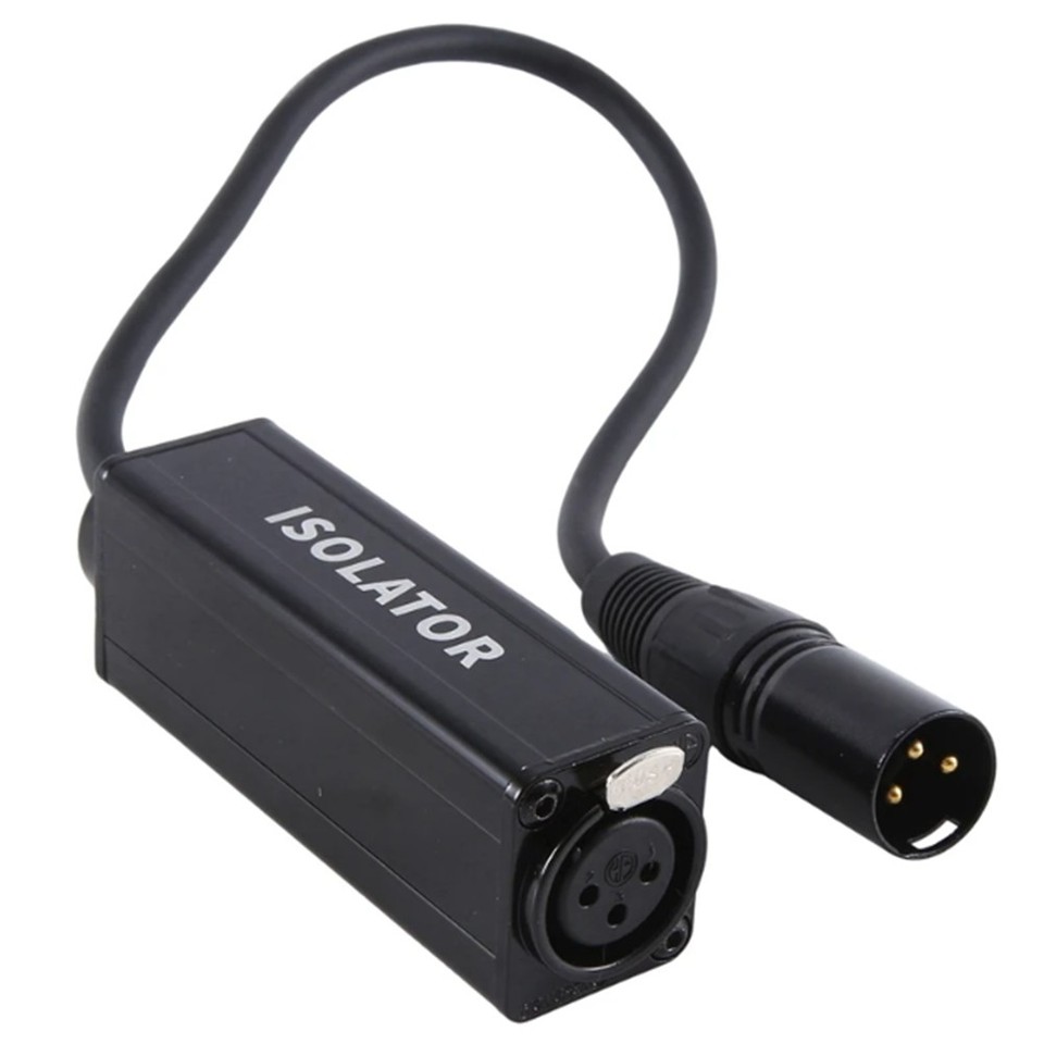 Audio Cable Isolator Noise Ground Loop Audio Isolator XLR Eliminates ...