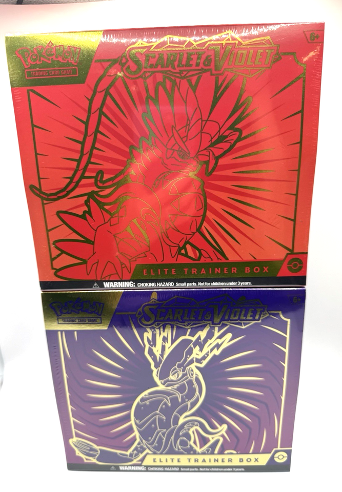 Pokemon Scarlet & Violet Base Set ETB (Miraidon & Koraidon) Sealed | eBay
