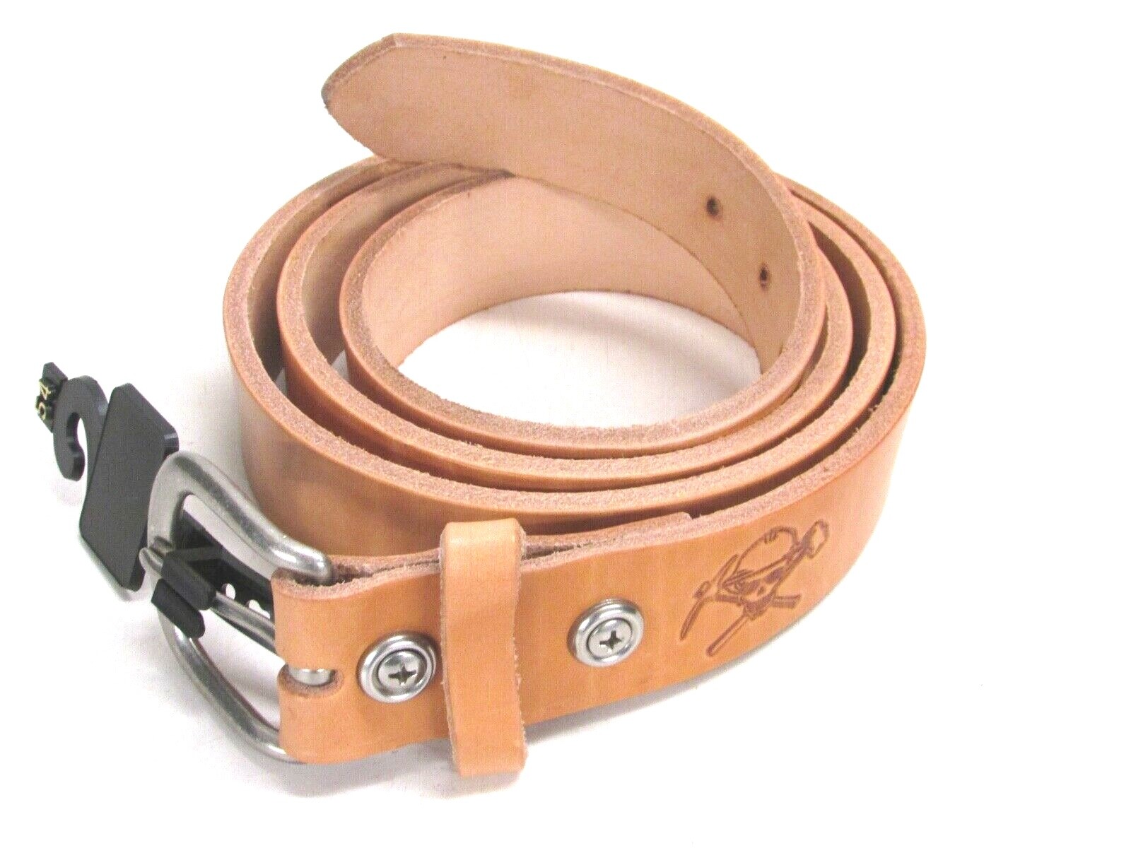 WORKING PERSON 1-1/2" TAN HEAVY WORKMAN LEATHER BELT, 18401 | eBay