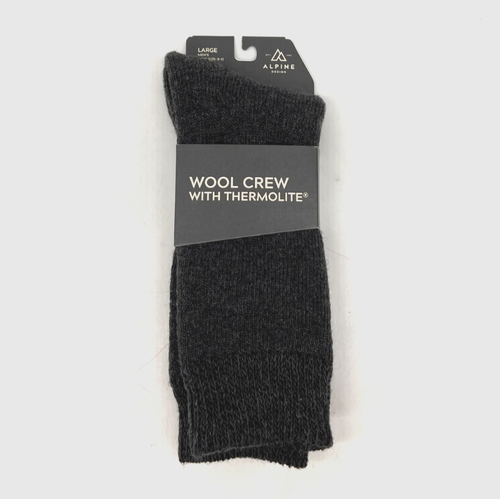Alpine Design Wool Crew Thermal Socks Men's w/Thermolite | eBay Australia
