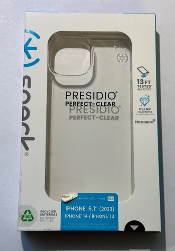 Open Box Speck Presidio Perfect-Clear Case for iPhone 15 / 14 (6.1 ...