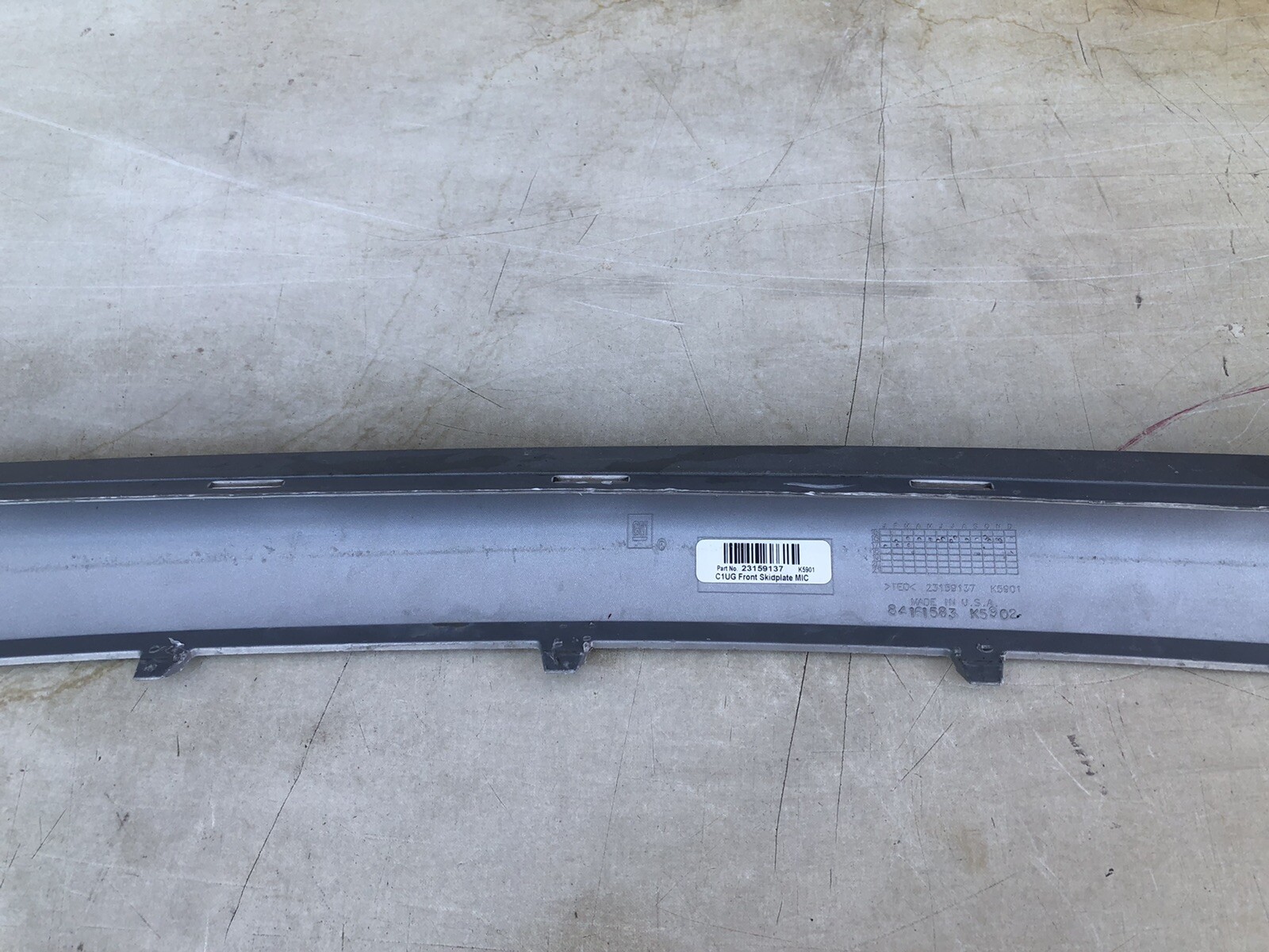 Genuine GMC N-Plate (07833-T) (17/19 23159137 OEM for sale online | eBay