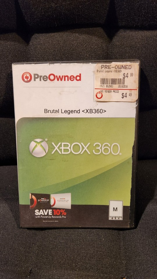 Brutal Legend (Microsoft Xbox 360, 2009) CD ONLY + GENERIC CASE ...