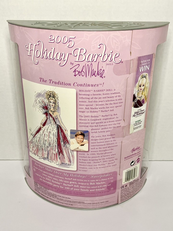 ⭐️2005 G8058 MIB SPECIAL EDITION BOB MACKIE HOLIDAY BARBIE⭐️ | eBay