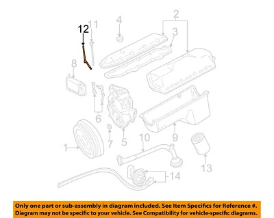 FORD OEM 99-03 E-350 Club Wagon Engine Engine Parts-Tube Assy ...