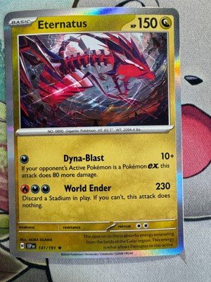 Eternatus Holo English Pokemon TCG BKBJ605 | eBay