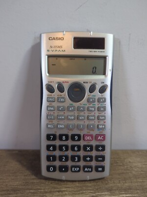 Casio fx-115MS scientific calculator Tested Working Solar F10 | eBay