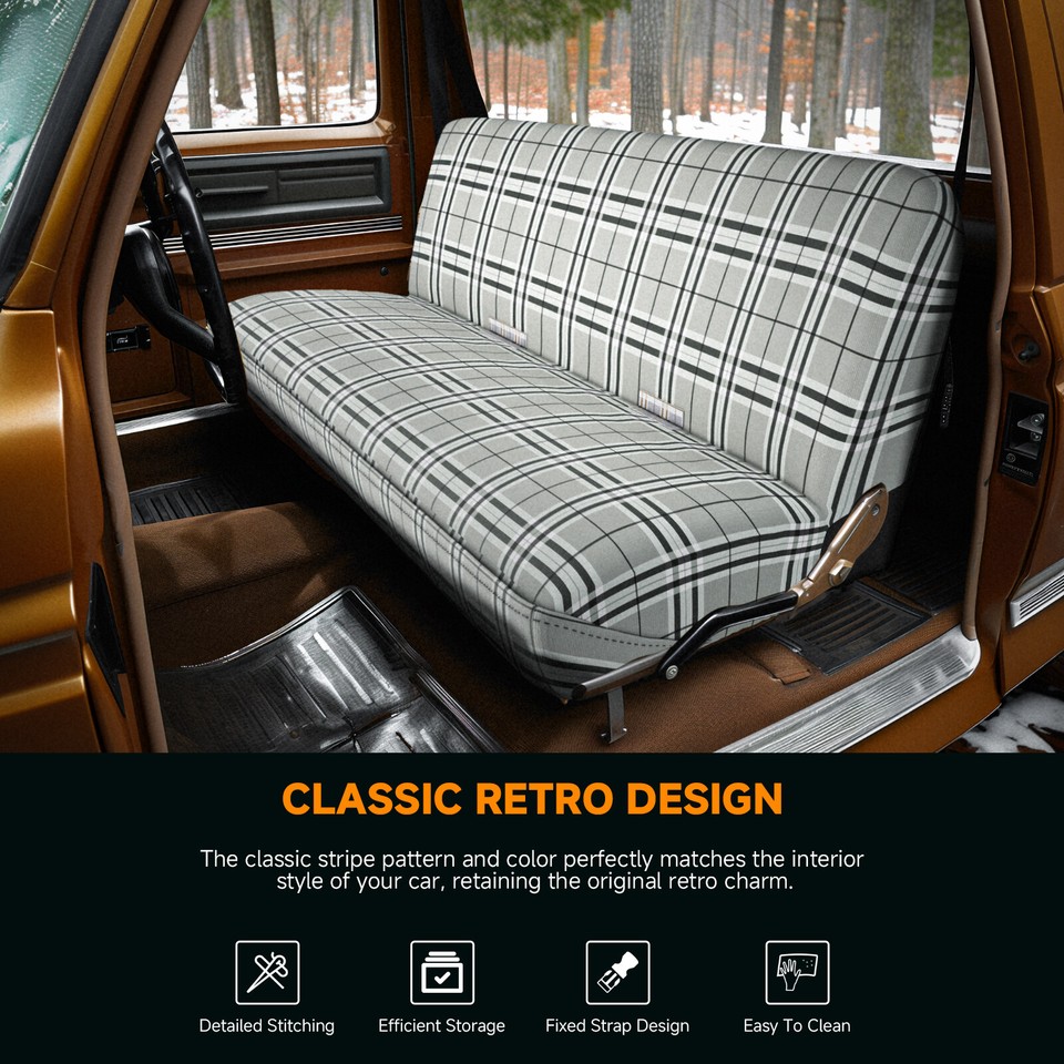 For Dodge D100 D150 D200 Car Truck Saddle Blanket Front Seat Bench ...