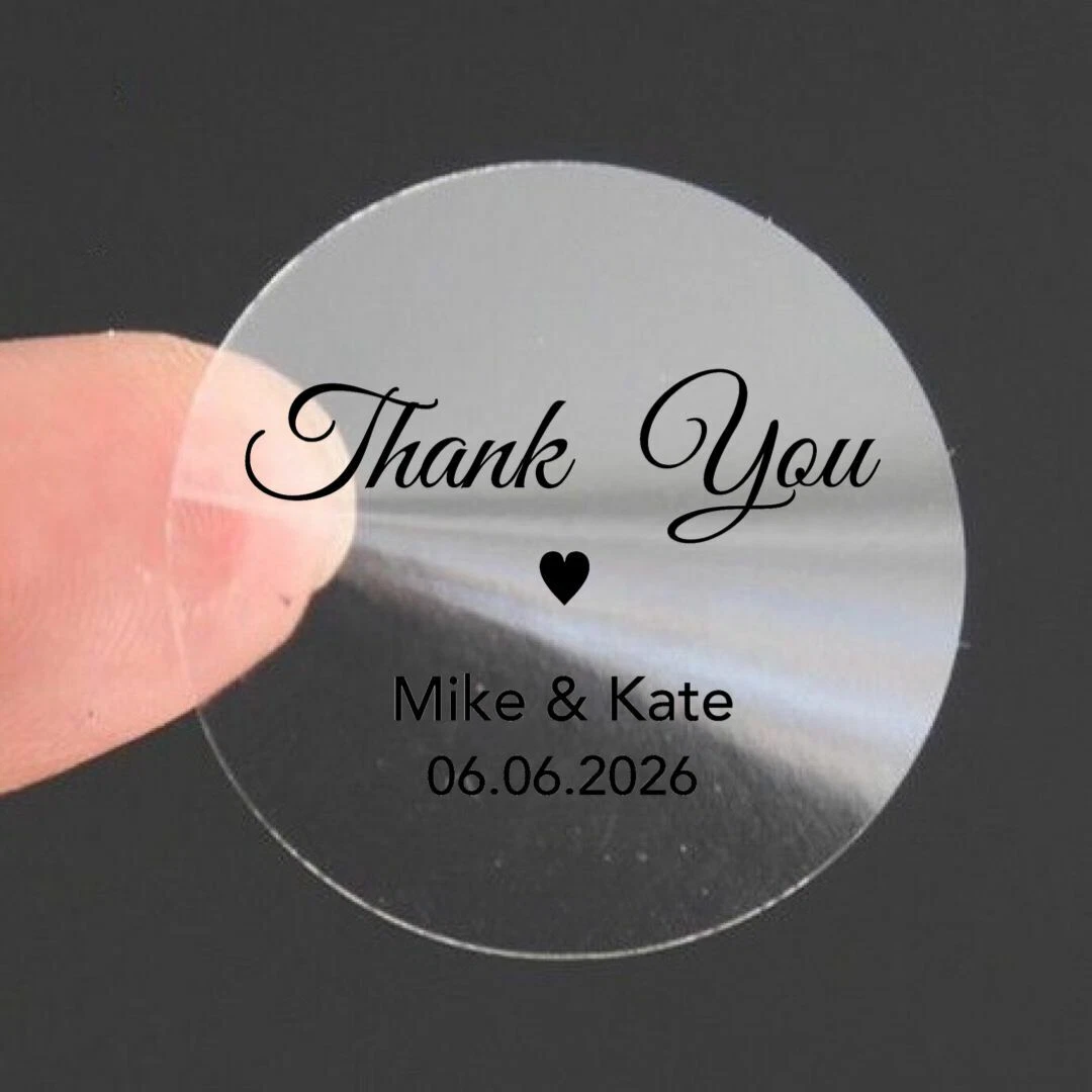 Clear Adhesive Labels