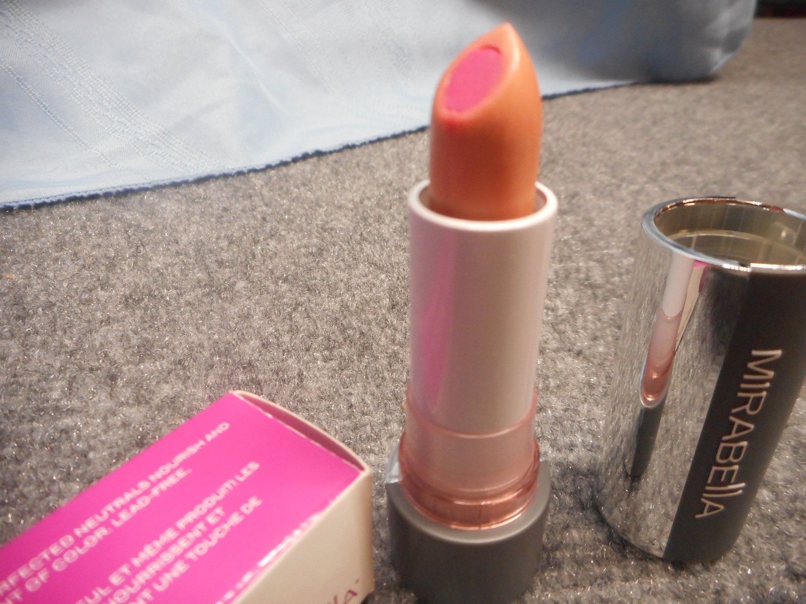 MIRABELLA WILD FLOWER LIPSTICK NOURISH PEACHED PEACH NEW IN BOX | eBay