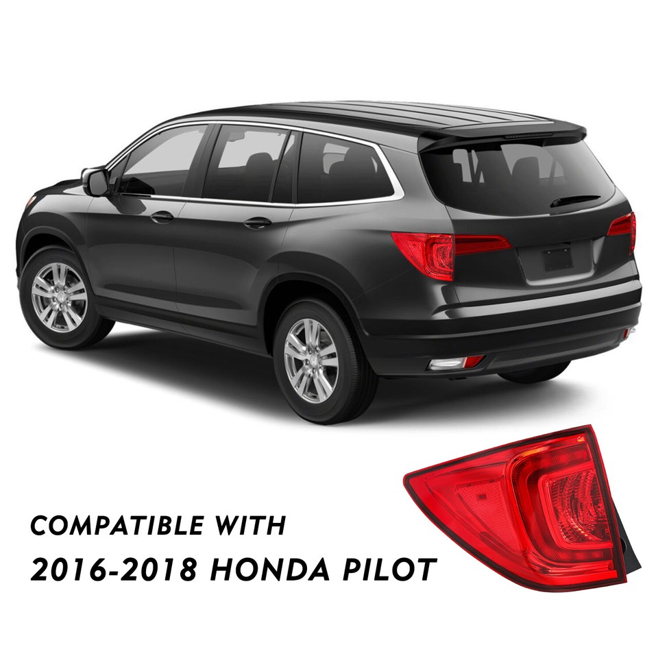 For 2016 2017 2018 Honda Pilot Rear Outer Left Side Tail Light Brake ...