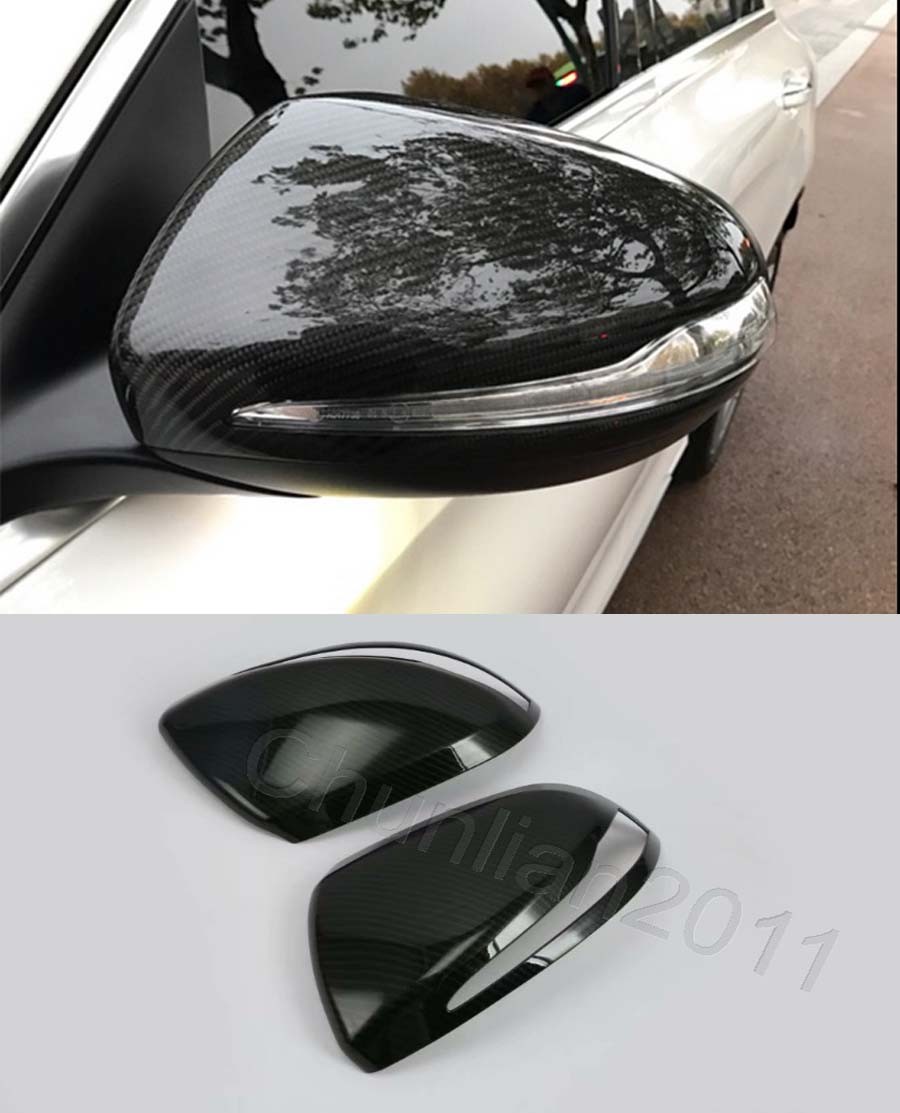 Side Mirrors Cover Trim for 14-20 Mercedes Benz V-Class W447 Mirror ...