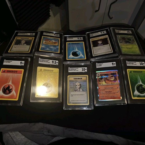 SGC Pokemon Cards Graded Slabs Lot 10s, 9.5, 9s, Shiny Classic 151 ...