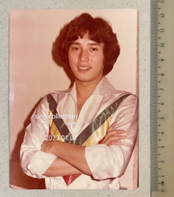 1980's 譚詠麟 Hong Kong Chinese Singer Alan Tam in Singapore 3R color ...