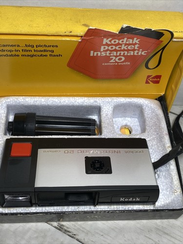 Kodak Pocket Instamatic 20 Camera No Film Untested Orig Box ...