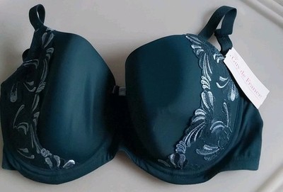 Guy De France Bra 15245 Duck Egg Embroidered Detail Size 36D BNWT | eBay