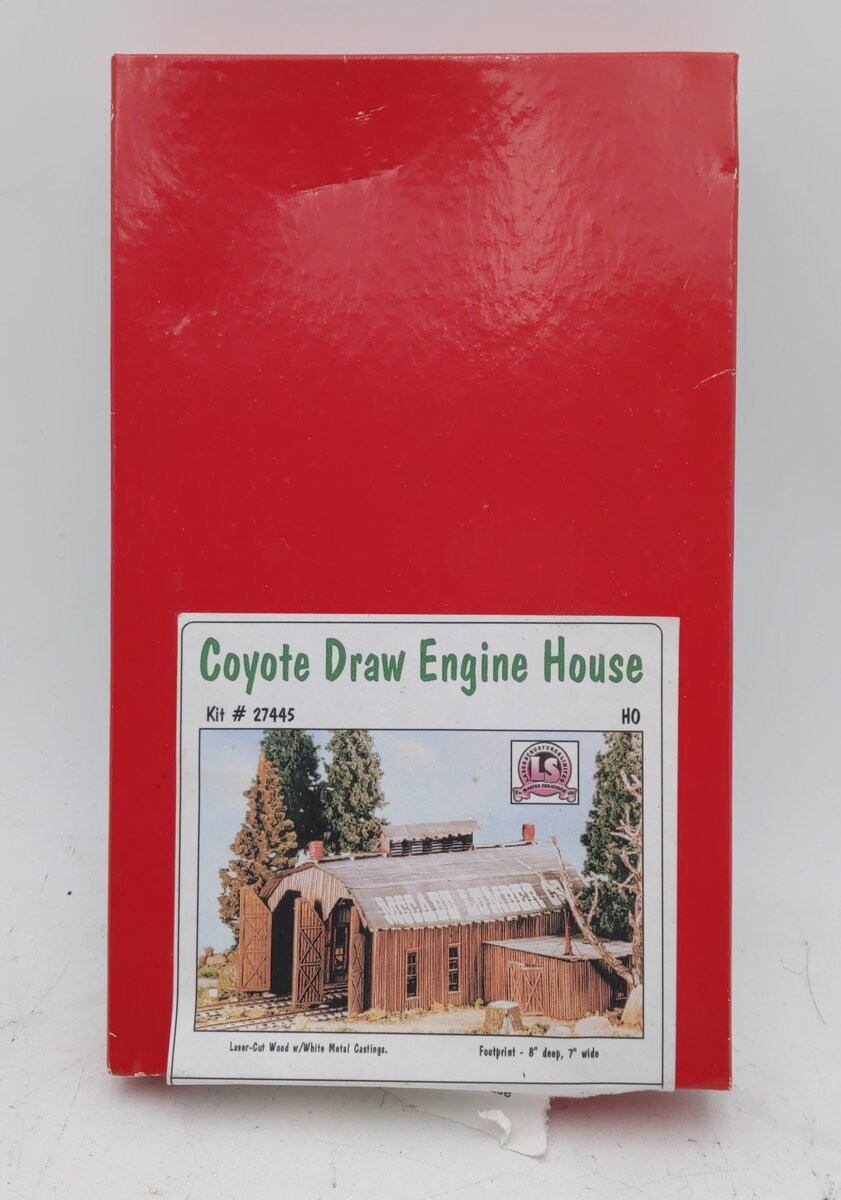 B.T.S. 27445 HOn3 McCabe Two Stall Engine House Building Kit (Laser-cut ...