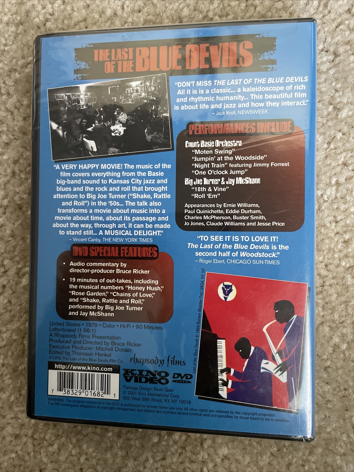 The Last of the Blue Devils: The Kansas City Jazz Story (DVD, 2001) for ...