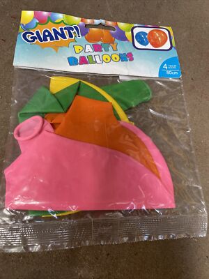 giant party balloons 4pack 80cm freepost acc583 | eBay Australia
