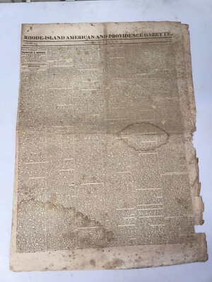 Rhode-Island American & Providence Gazette June 23, 1826 Vol. LX No. 74 ...