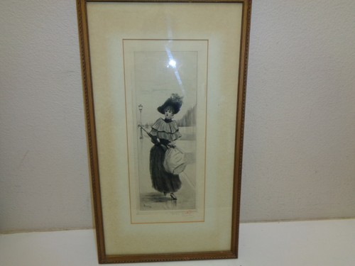 H Boutel Artist Proof Etching The Parisienne Limited Edition Vintage | eBay