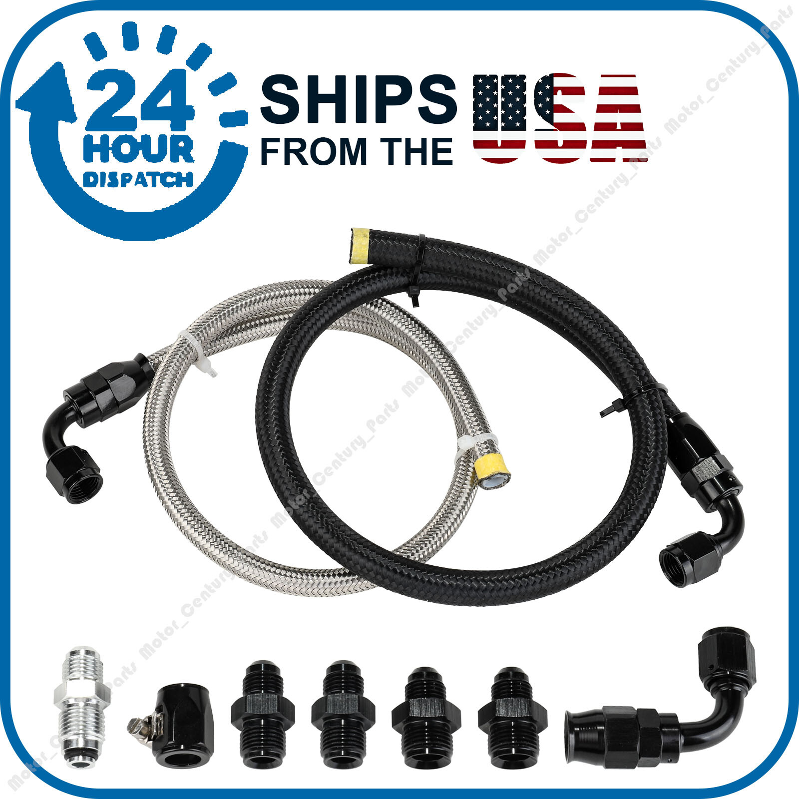 Performance Hydraulic Hose Kit For LS Swap Chevy C10 GM Type II Power ...