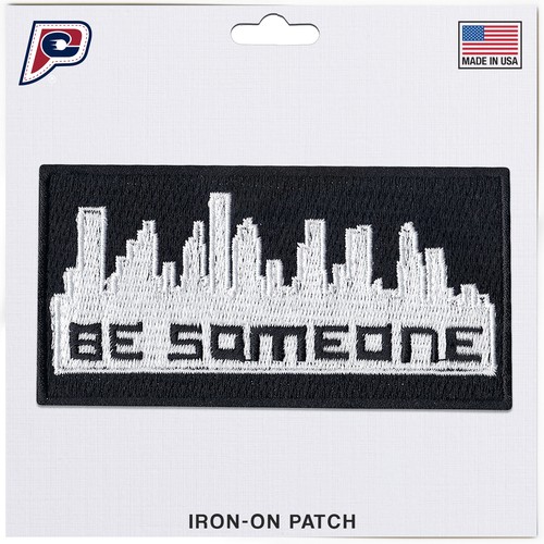 Be Someone Houston Texas Skyline Graffiti Embroidered Iron on Patch | eBay