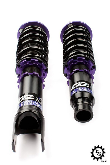 36 Way Adjustable D2 Racing RS Coilovers Suspension Set Accord ...