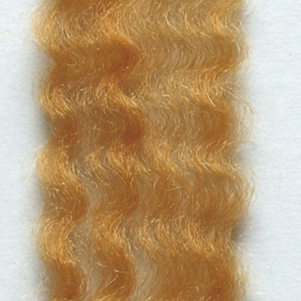 Hamanaka Realistic Curly Wool for Needle Felting, Natural Curly Wavy ...