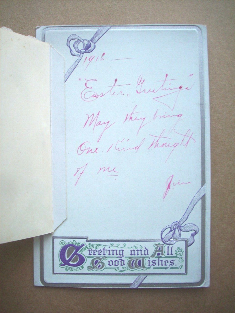 Easter pearlized Eggs Chick booklet fold out postcard addon | eBay