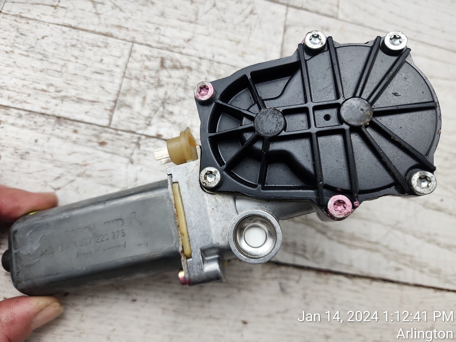 98 99 00 01 02 03 04 Volvo C70 Convertible Top Drive Motor 0390201916 ...