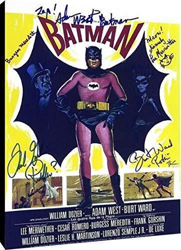Floating Canvas Wall Art: Batman TV Cast Autograph Print | eBay