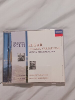 Elgar: Enigma Variations Solti Vienna Philharmonic-CD-FREE Shipping | eBay