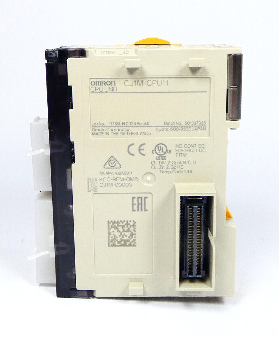 OMRON SYSMAC CJ1M-CPU11 CPU-Modul | KCC-REM-OMR-CJ1M-00003 | eBay