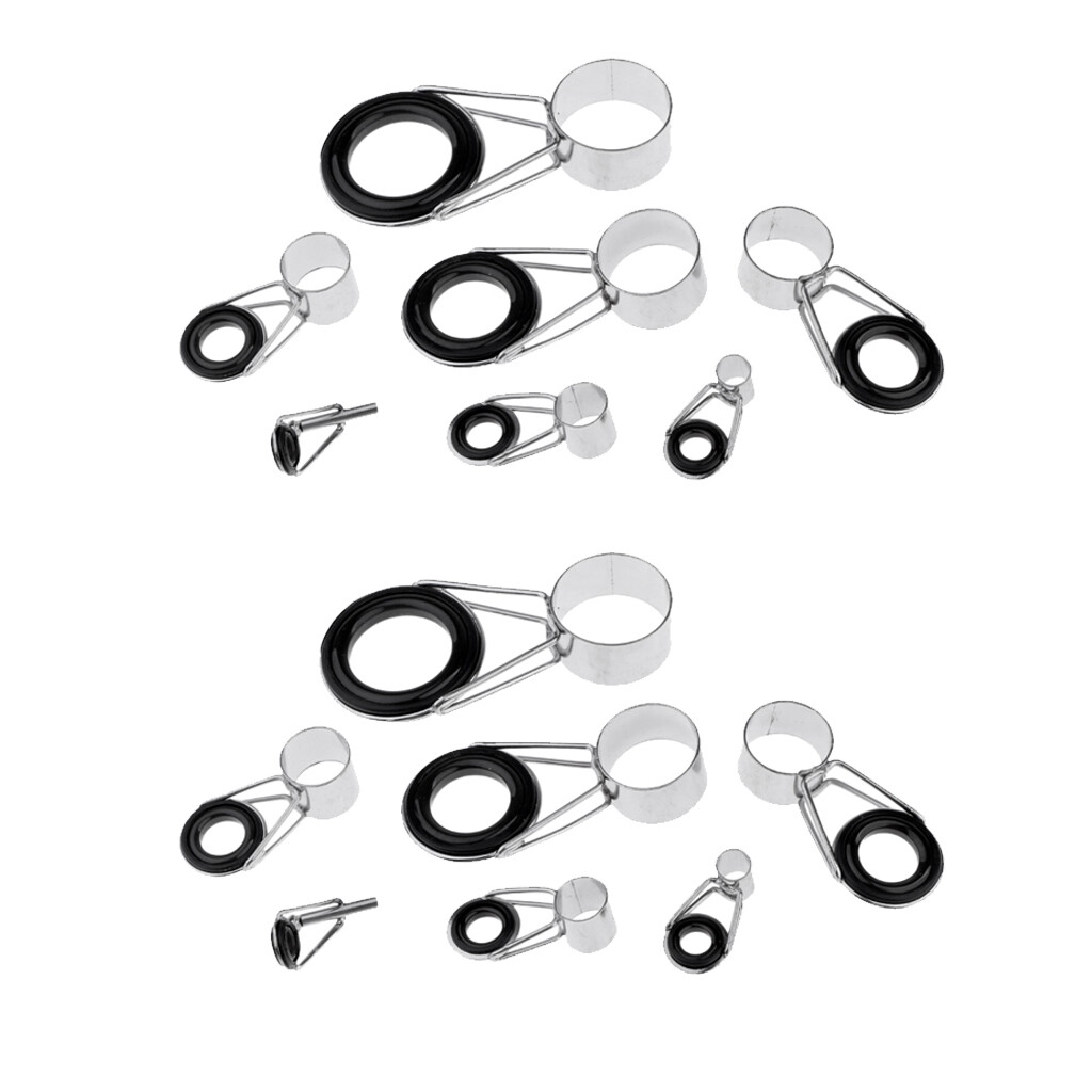 14 x DIY Angelrute Spitzenring Rutenring Führungsringe Set | eBay.de