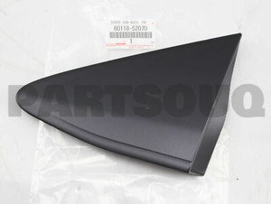 6011852070 Genuine Toyota COVER SUB-ASSY, FRONT PILLAR, UPR LH 60118 ...