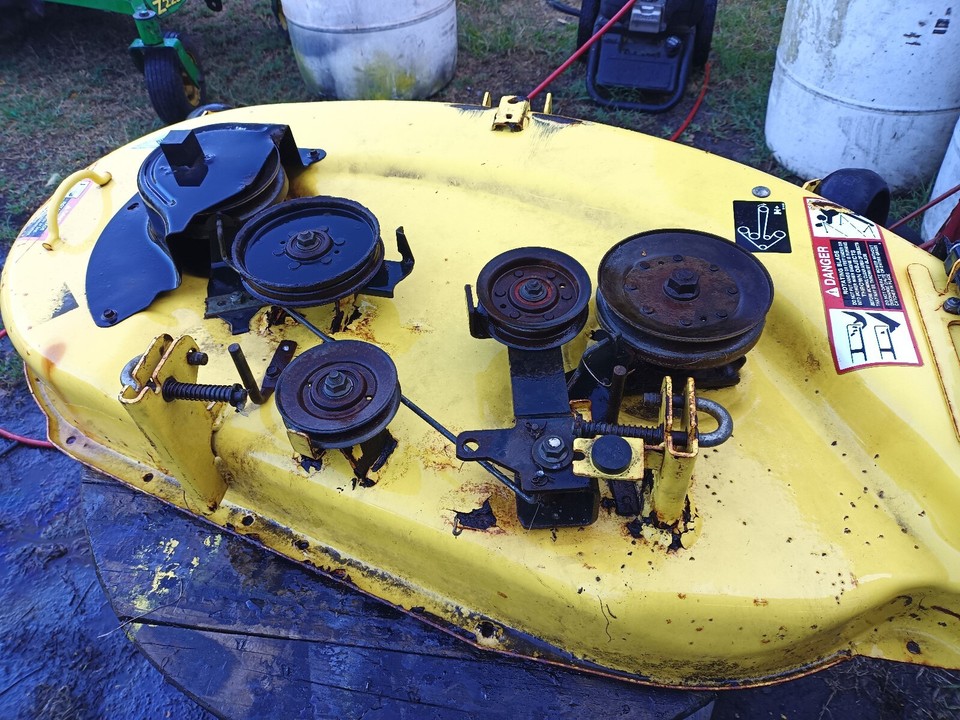 JOHN DEERE LT150 38" Mower Deck FOR PARTS OR REPAIR, PICKUP ONLY ...