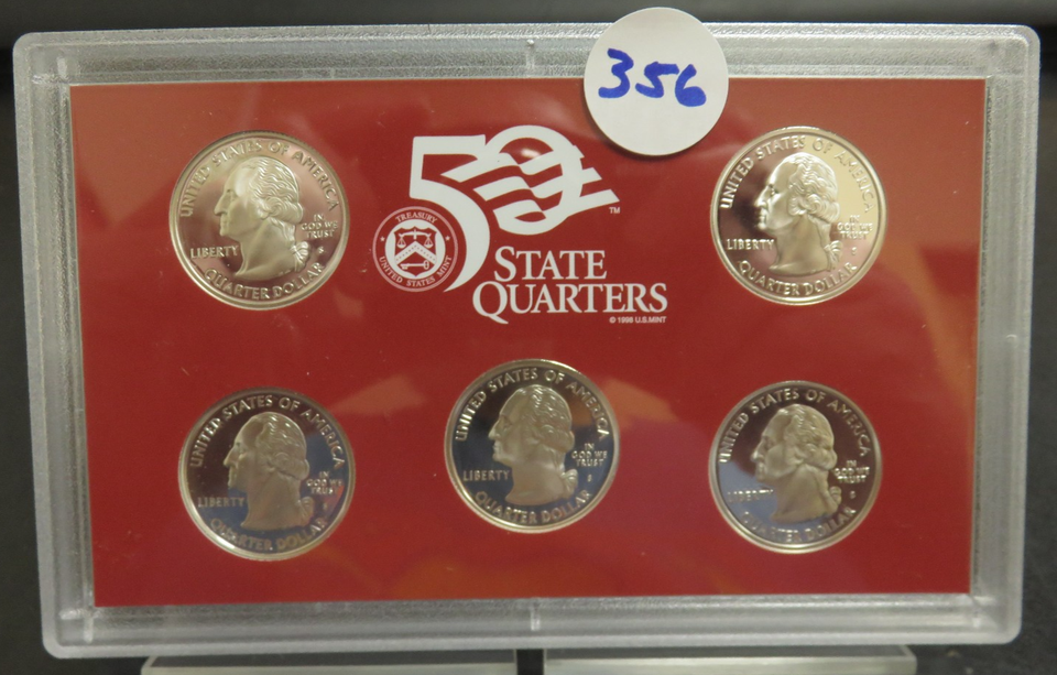 2007 Proof Silver Quarters Set in Package w/COA | eBay