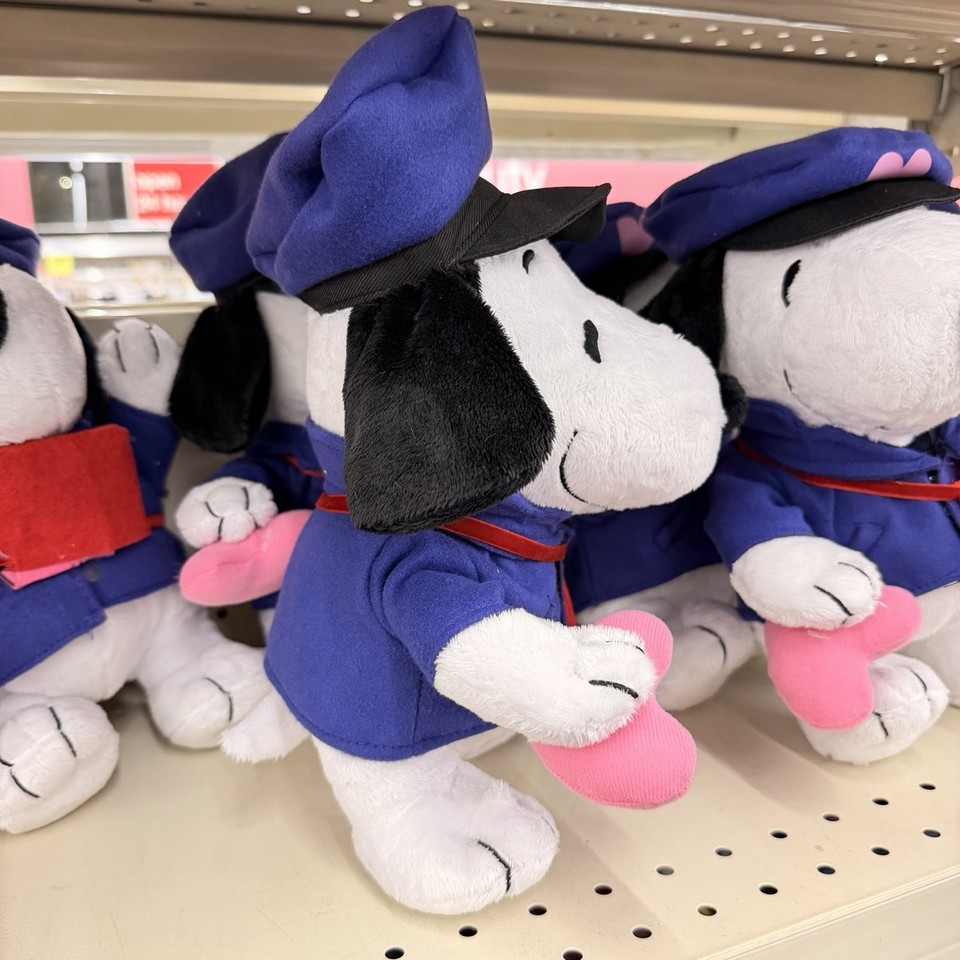2026 Peanuts Mailman Snoopy Valentines Day Plush 11" NWT ️ | eBay