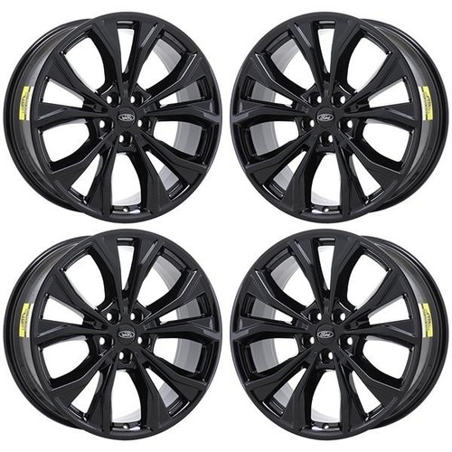 20" FORD EXPLORER GLOSS BLACK EXCHANGE WHEELS RIMS FACTORY OEM 10268 ...
