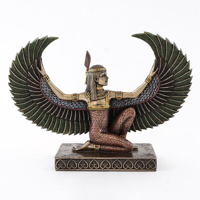 Top Collection 6 inch Egyptian Winged Maat Sculpture in Cold Cast ...