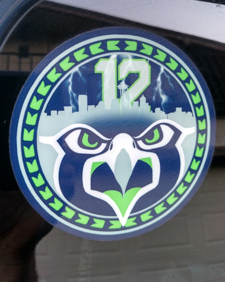 Seahawks 12th Man Truck Window Graphics