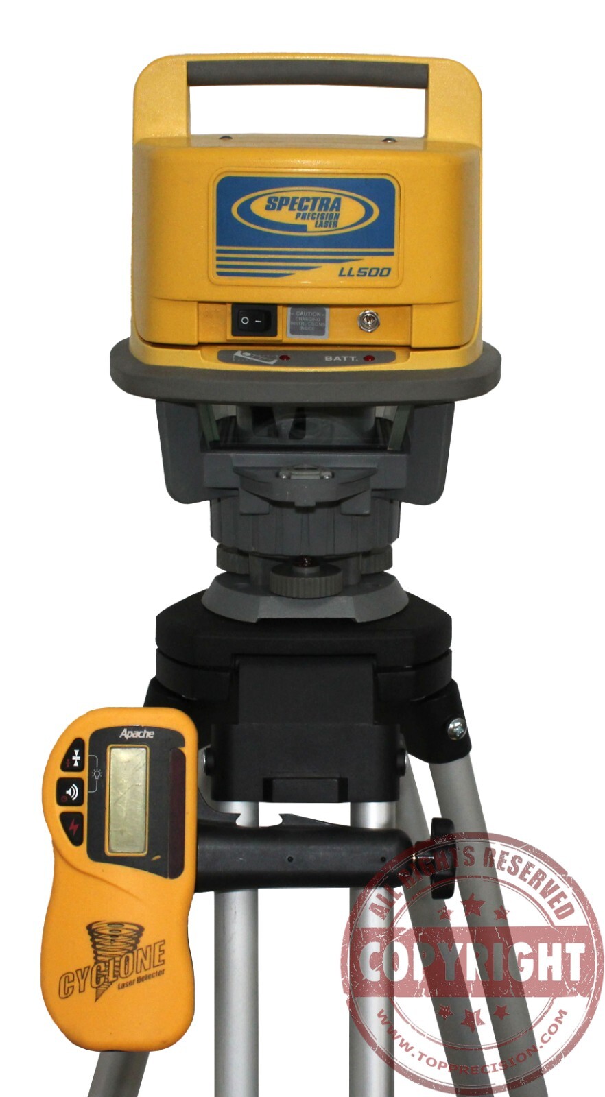 SPECTRA PRECISION LL500 ROTARY LASER LEVEL, TRANSIT, LASERPLANE,TOPCON ...